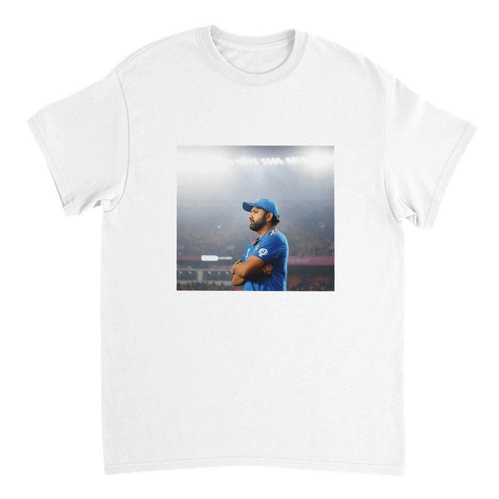 Cricketer's Pride: Rohit Sharma T-shirt - Premium Fan Apparel – Printville